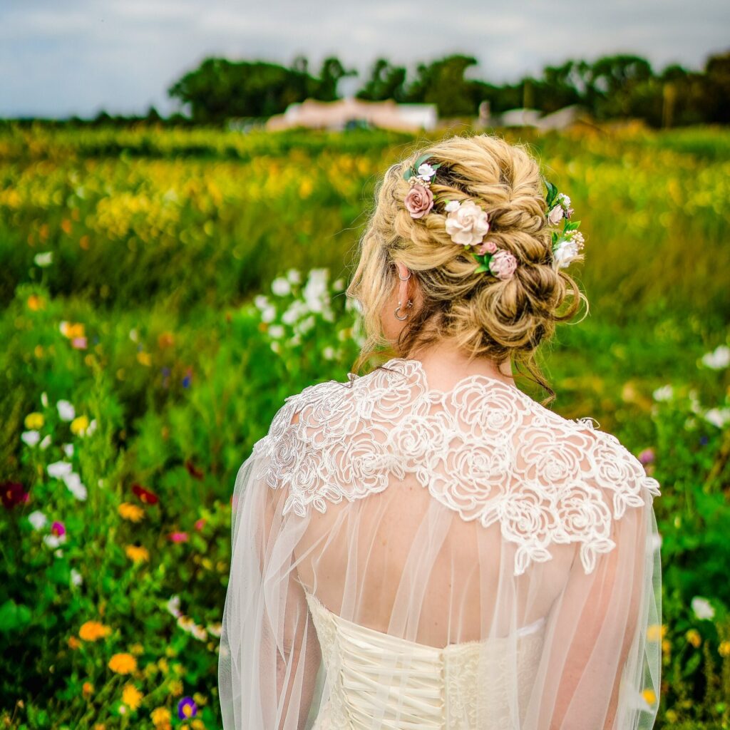 Dusty Rose Bridal Floral Hair Pins Real Beauty Never Wilt